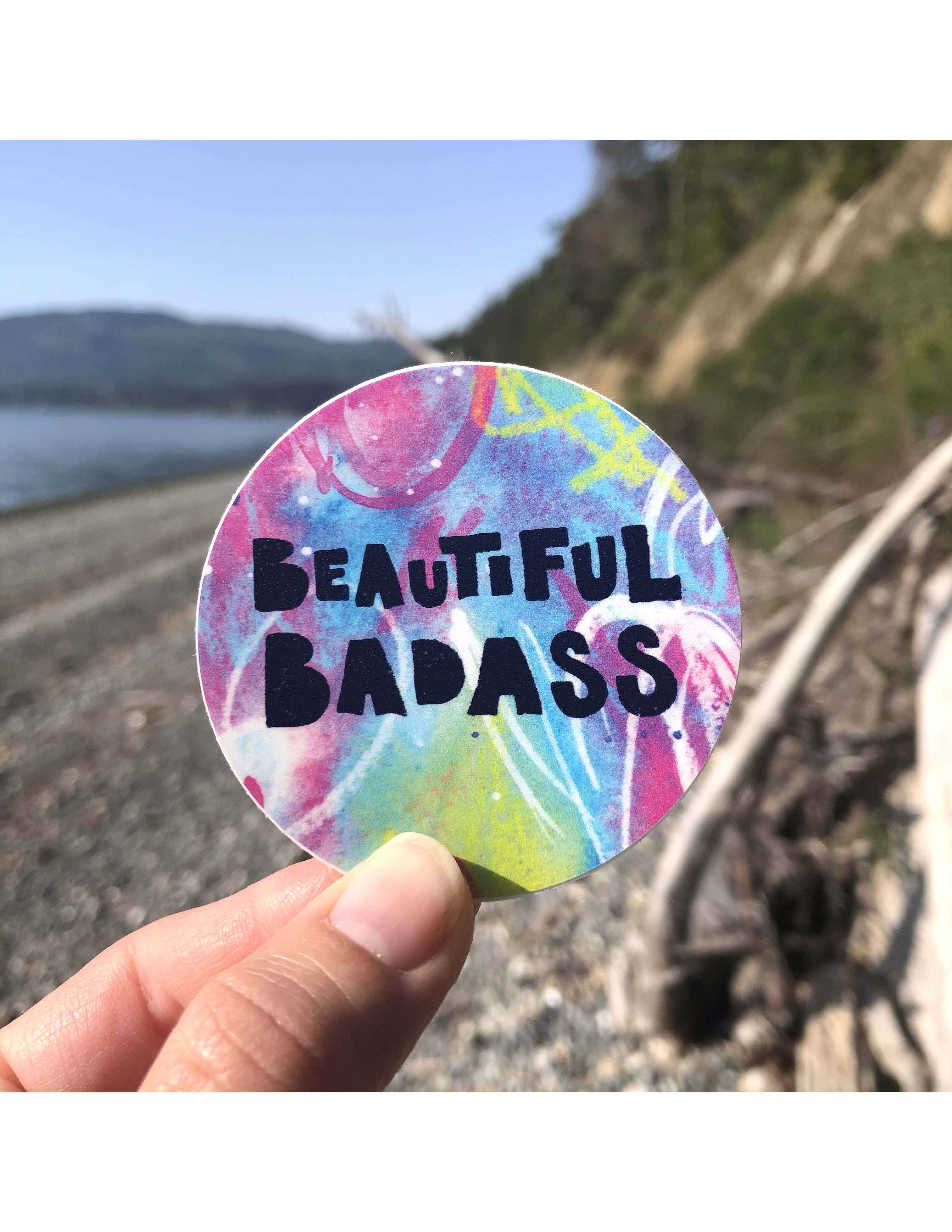 Beautiful Badass Sticker – Tori Tornado