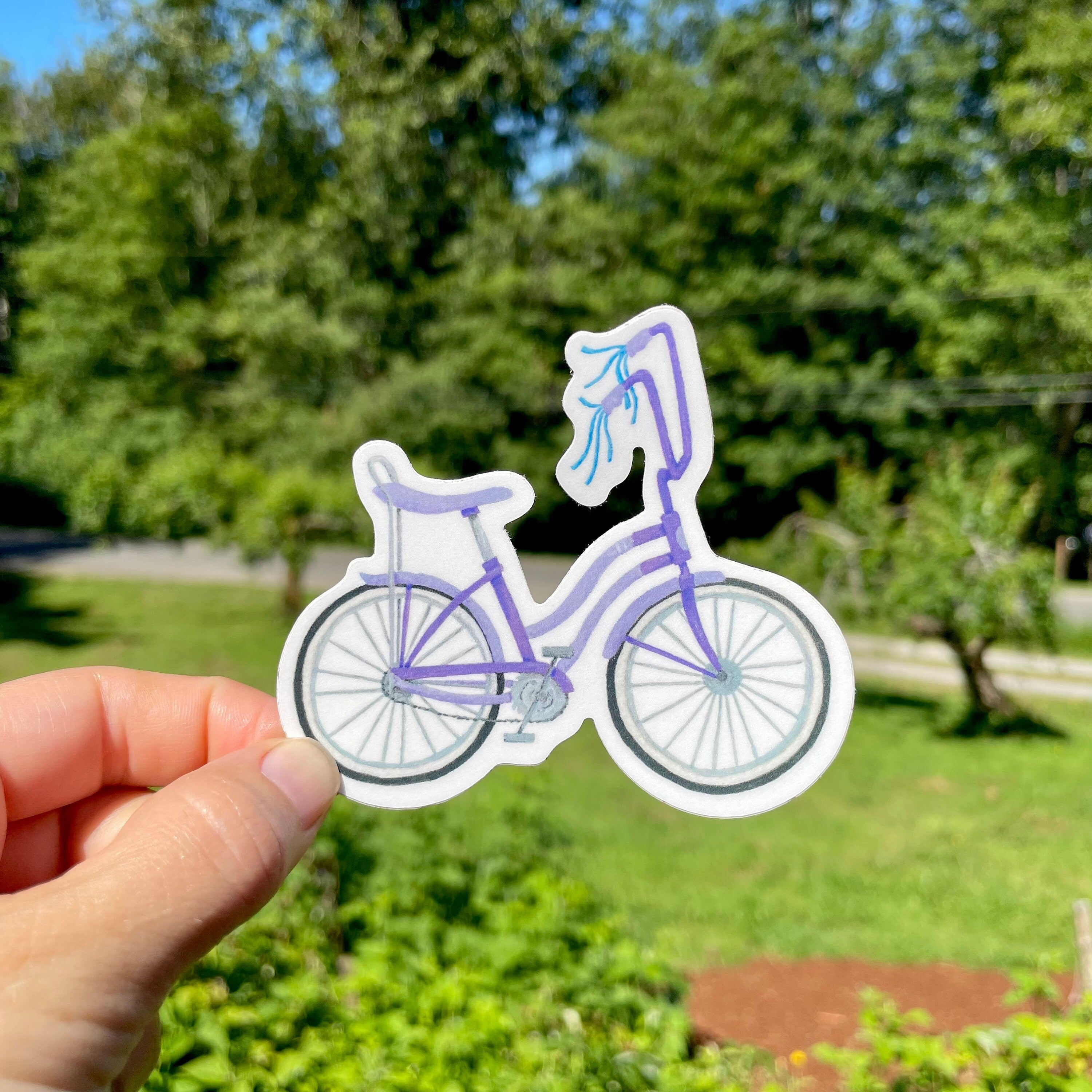 Retro Bike Sticker – Tori Tornado